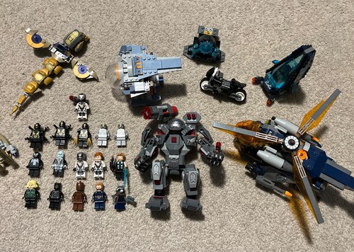 Lego Marvel Minifigures Lot! and vehicles great condition figures | eBay