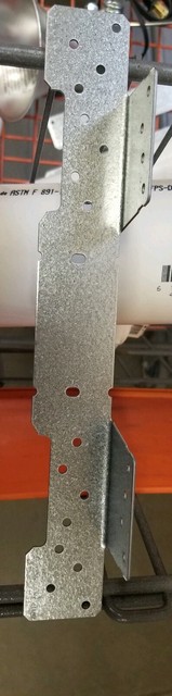 Simpson Strong-tie ZMAX Galvanized Steel Stringer Connector LSCZ for ...