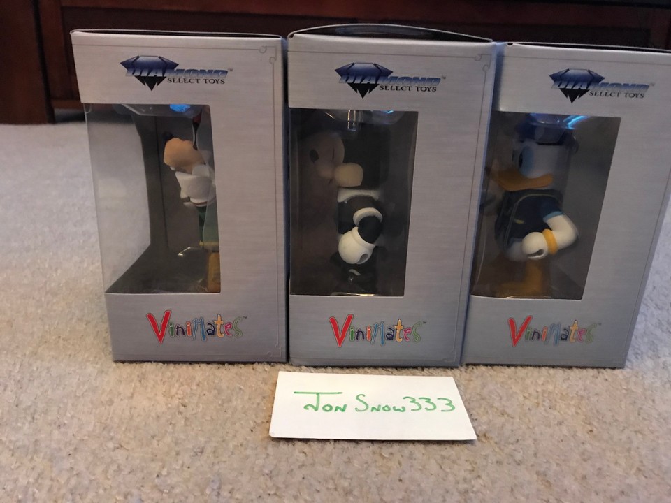NEW Disney Kingdom Hearts ViniMates Mickey Donlad Goofy FAST SHIPPING ...