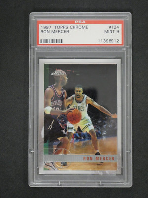 RON MERCER 1997-98 TOPPS CHROME #124 - PSA 9 MINT - BOSTON CELTICS | eBay