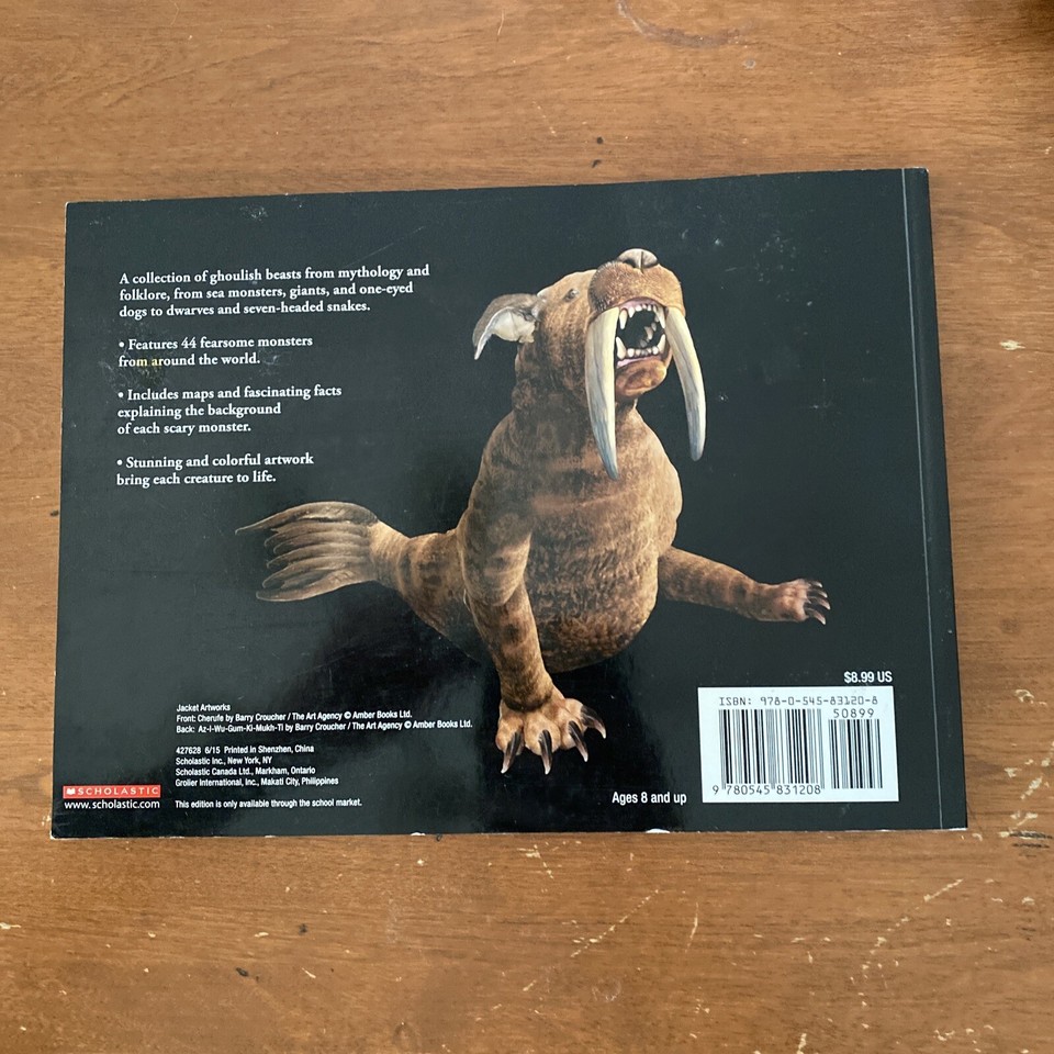 Fantastic Fearsome Beasts: Scary Monsters of Myths and Legends - GOOD ...