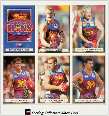2004 Herald Sun AFL Trading Cards Base Card Team Set Brisbane (11) | eBay