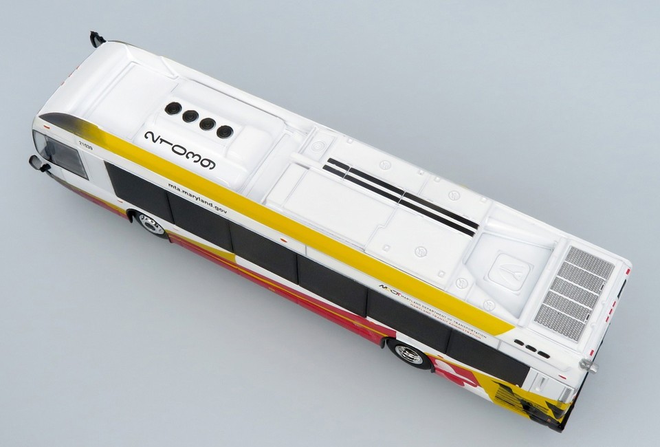 New! Nova LFSH Hybrid Transit bus MTA Maryland 1/87 Scale Iconic ...