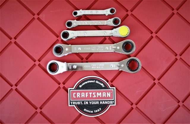 Craftsman 5 Pc. Wrench Set Offset Ratchet Metric 43376 for sale online ...