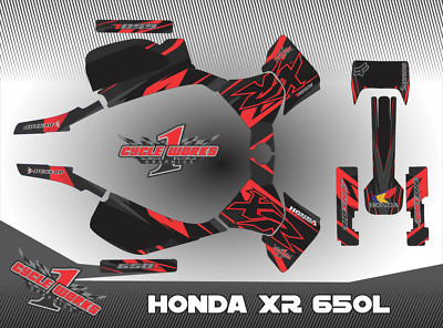 HONDA XR 650L XR650 CUSTSTOM GRAPHICS KIT GRAFICAS DECAL ZETA2 | eBay