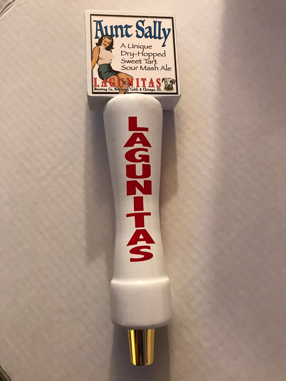 Lagunitas Aunt Sally Draft Beer Handle | eBay