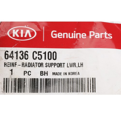 OEM Driver Side Radiator Core Support Lower Reinforcement Sorento 64136 ...