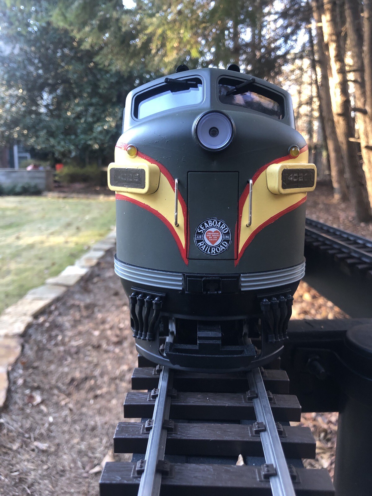 LGB G scale F7 AB Custom Seaboard RR paint. Freight Scheme, Sound | eBay