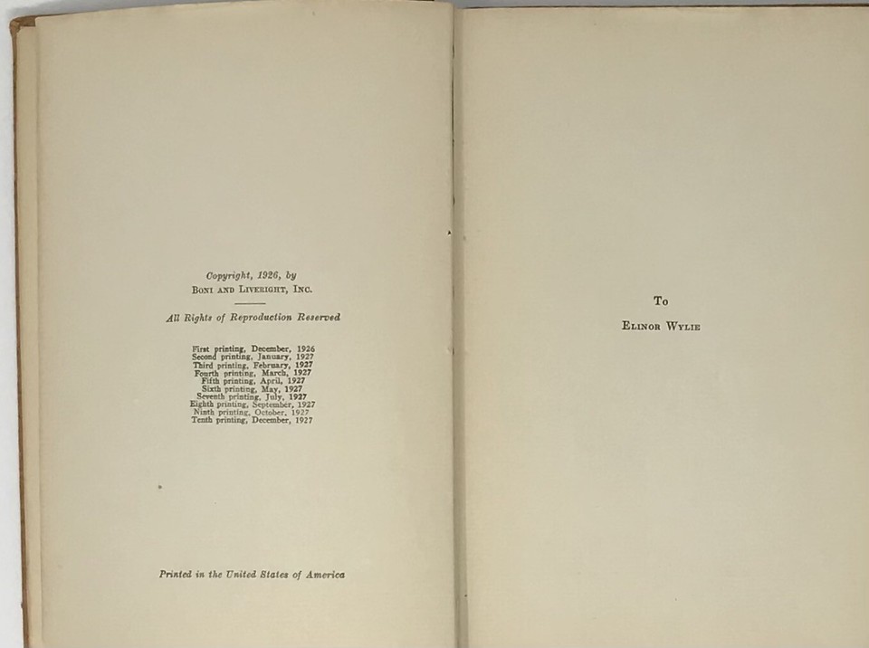 1926 Enough Rope by Dorothy Parker - Poems 1st Edition 10th Printing | eBay