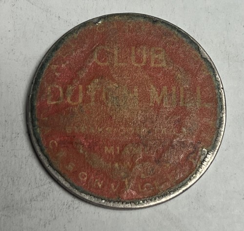 RARE 1896 Morgan Silver Dollar w/ ‘CLUB DUTCH MILL’ Sticker ...