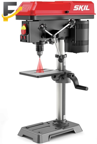 6.2 Amp 10 In. 5-Speed Benchtop Drill Press with Laser Alignment & Work ...