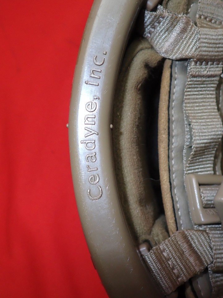 Medium Ceradyne ECH Enhanced Combat Ballistic Military USGI Army MICH ...