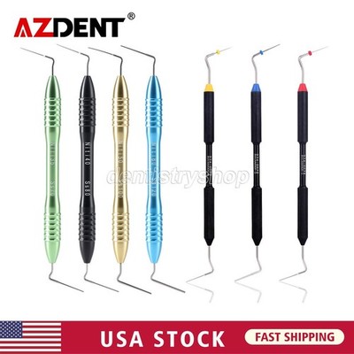 Dental Endodontic Obturation Plugger Tips Hand Use Pluggers Set 0#1#2 ...