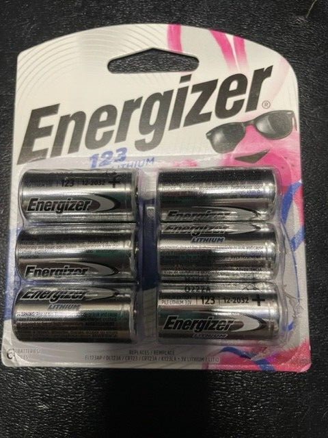 Eveready EL123BP-6 3V Single Use Battery - Pack of 6 39800100634| eBay