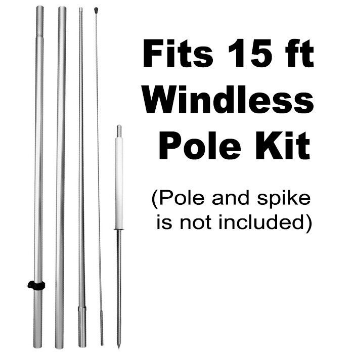 FISHING SUPPLIES BAIT TACKLE Windless Swooper Feather Flag 3x11.5 ft ...