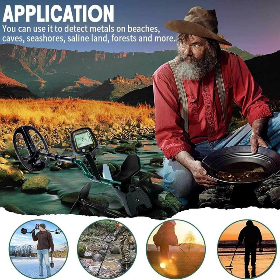 Professional Diamond Hunter Metal Detector Lightweight Metal Gold ...