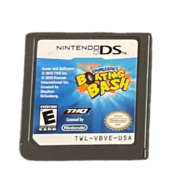 SPONGEBOB'S BOATING BASH NINTENDO DS GAME 3DS 2DS LITE DSI XL, Tested ...