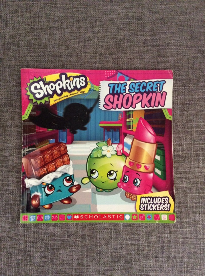 The Secret Shopkin Book and Shopkins Prickles Stuffed Plush Classroom ...