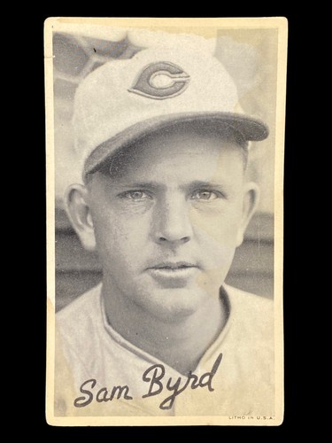 Antique 1936 Goudey Wide Pen Trading Baseball Card Sam Sammy Byrd | eBay
