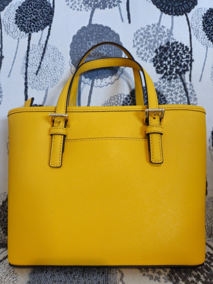 Michael Kors XS Extra Small Leather Carryall Tote Crossbody Bag Handbag ...