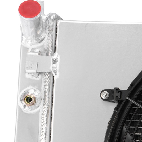 3 Rows Radiator+Shroud Fan For Chevrolet Corvette C6 6.0 6.2L 7.0L V8 ...