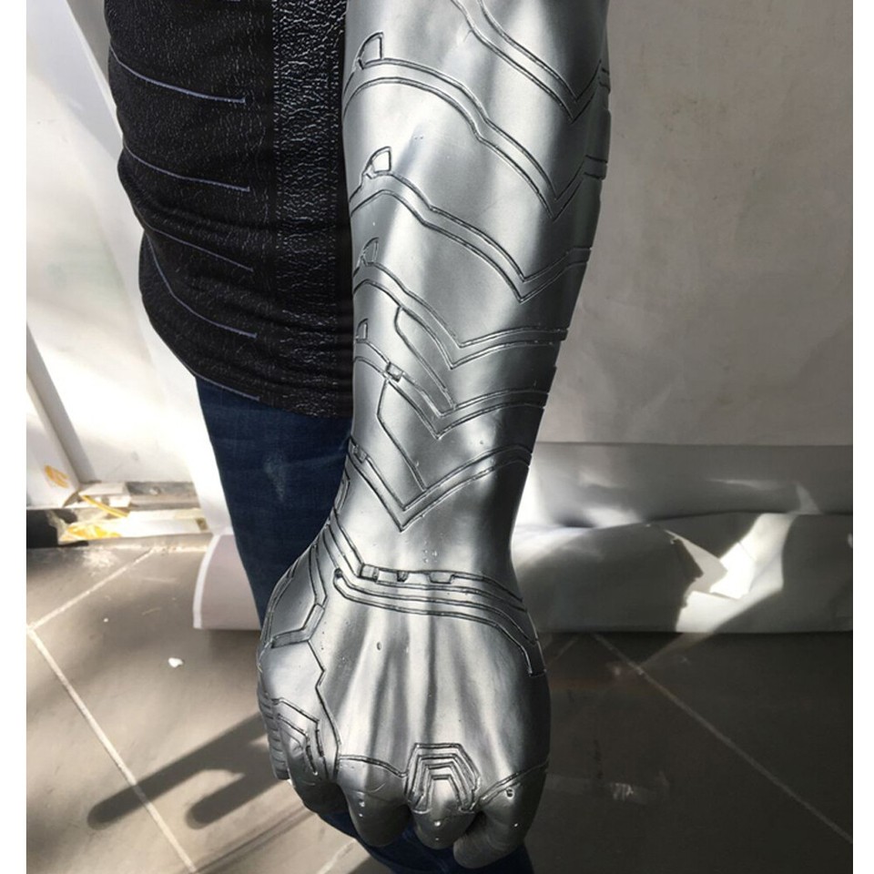 Winter Soldier Bucky Barnes Arm Armour Props Cosplay Superhero Costumes ...