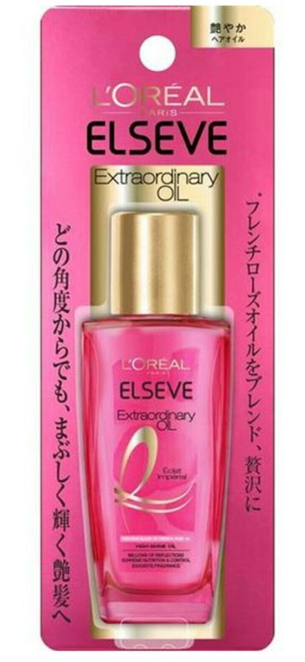 L'Oreal Paris ELSEVE Extraordinary High Shine Leave on Oil Pink Hair ...