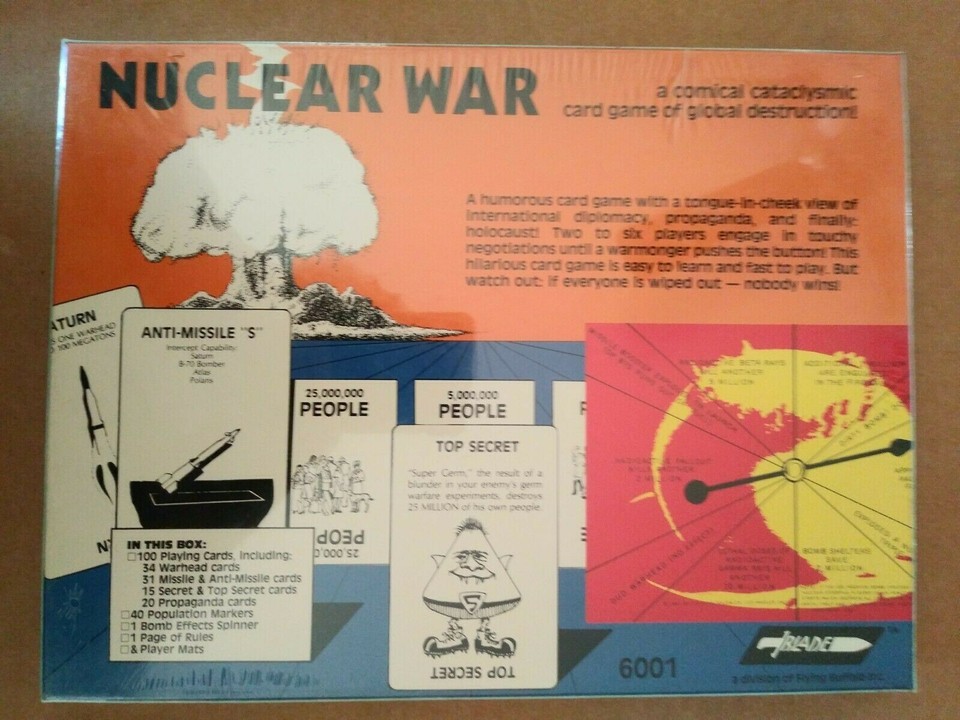 Flying Buffalo "Nuclear War Game" Mint Sealed | eBay