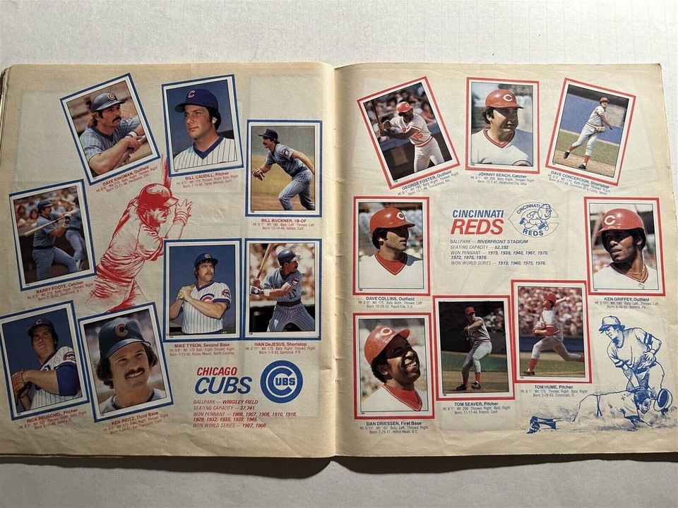 1980 Topps Baseball STICKER ALBUM 240/240 Stamps GEORGE BRETT Rickey ...