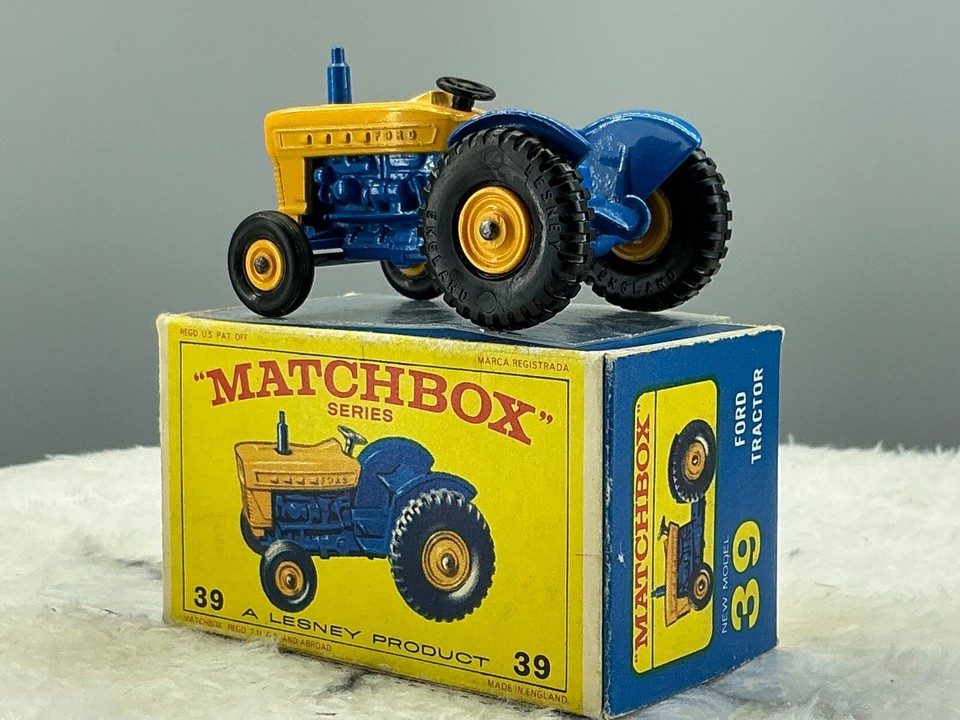 Matchbox lesney #39C Ford Tractor,1967,TALL STACK,n,Mint boxed all ...