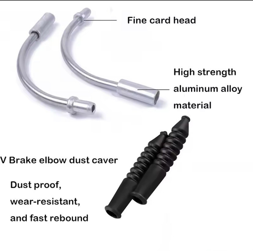 V Brake Noodle Cable Front And Rear Brake Cycle bend tube sleeve ...