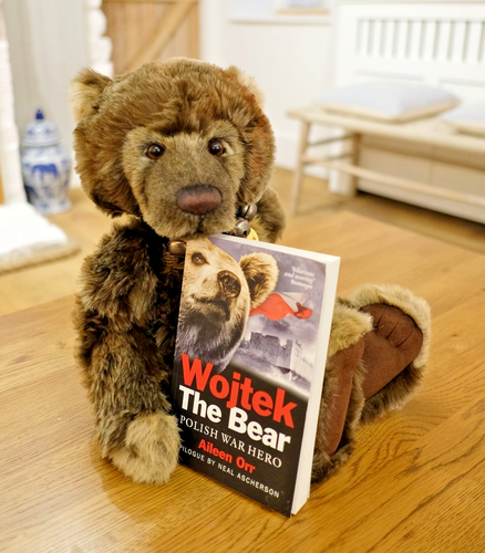 Charlie Bears original Wojtek teddy bear, CB 124896, 16"/41cm. + WW2 book. | eBay UK