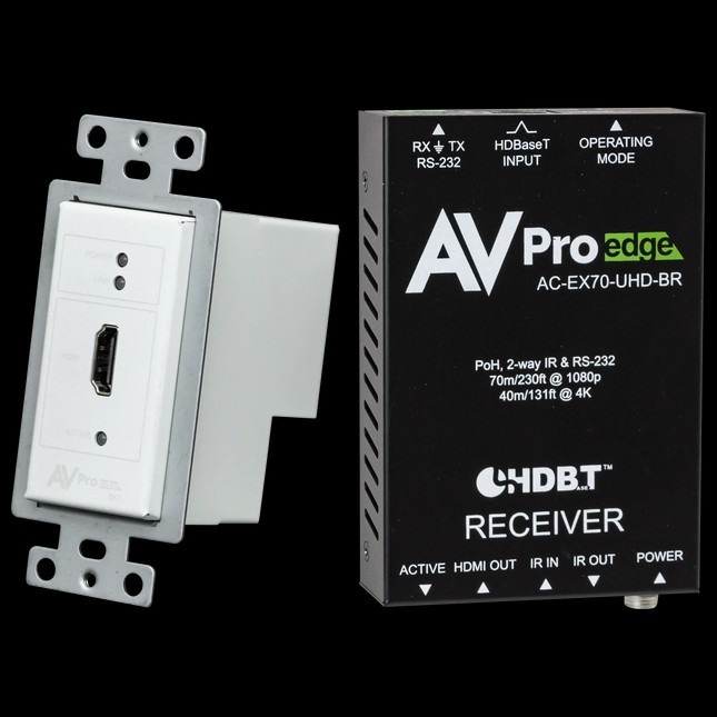AV PRO edge AC-CXWP-HDMO-BKT / 70M HDMI Auto-Sensing Wall Plate Kit | eBay