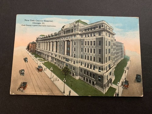 1915 New Cook County Hospital Chicago Illinois Postcard | eBay