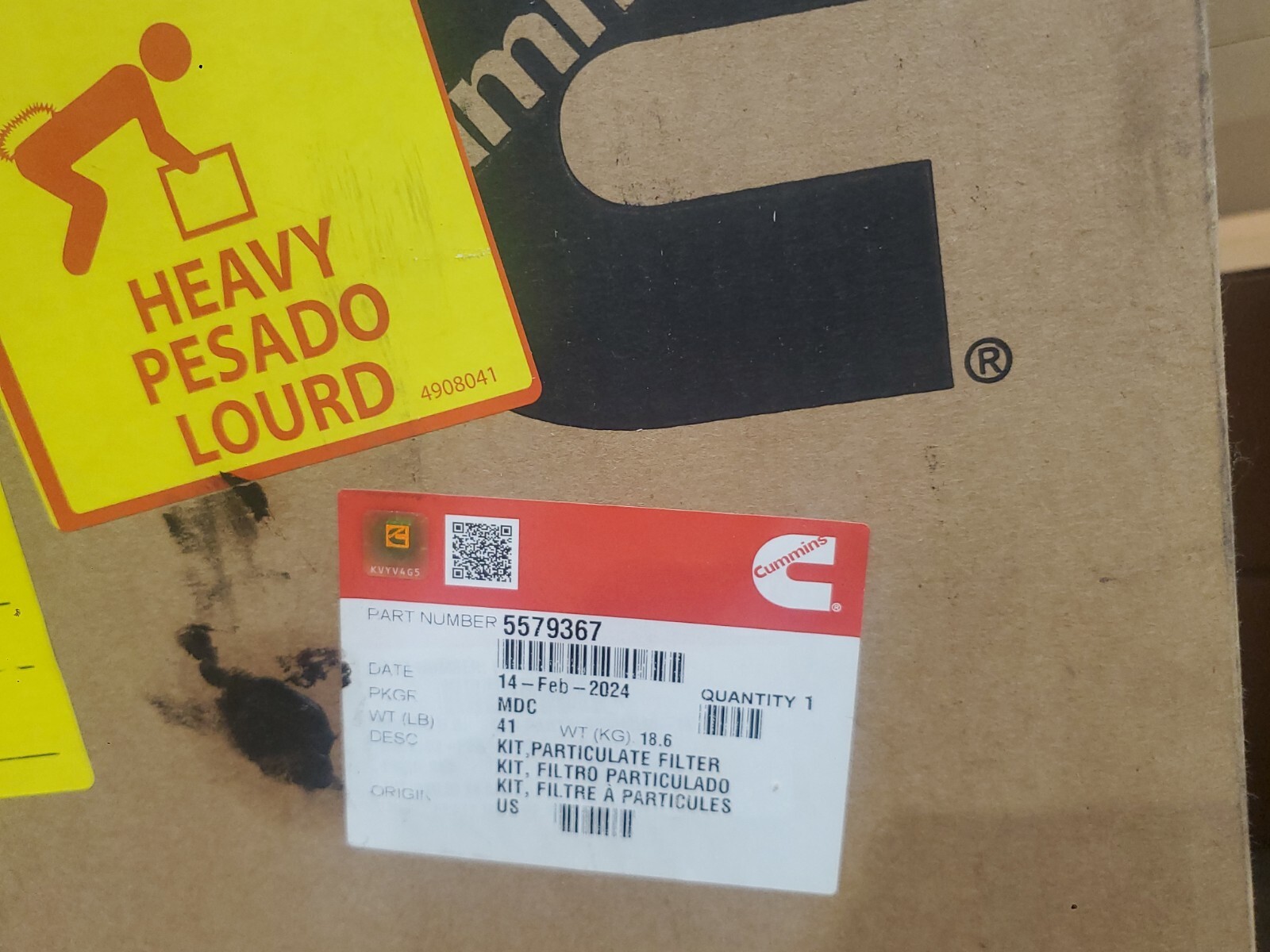 New OEM Cummins 5295603 Particulate Filter Module*NO CORE* Exhaust ...