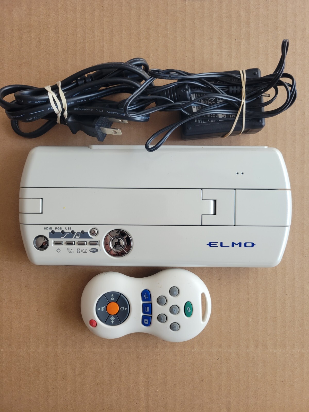 ELMO MO-1 White Portable 5MP Overhead Visual Presenter With Remote ...