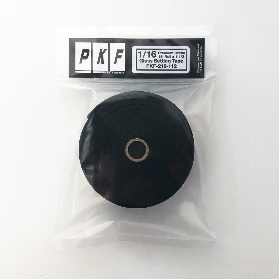 1/16" Auto/Truck Glass Setting Tape 15' Foot Roll | eBay