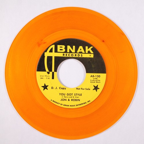 JON & ROBIN: you got style ABNAK 7" Single 45 RPM | eBay
