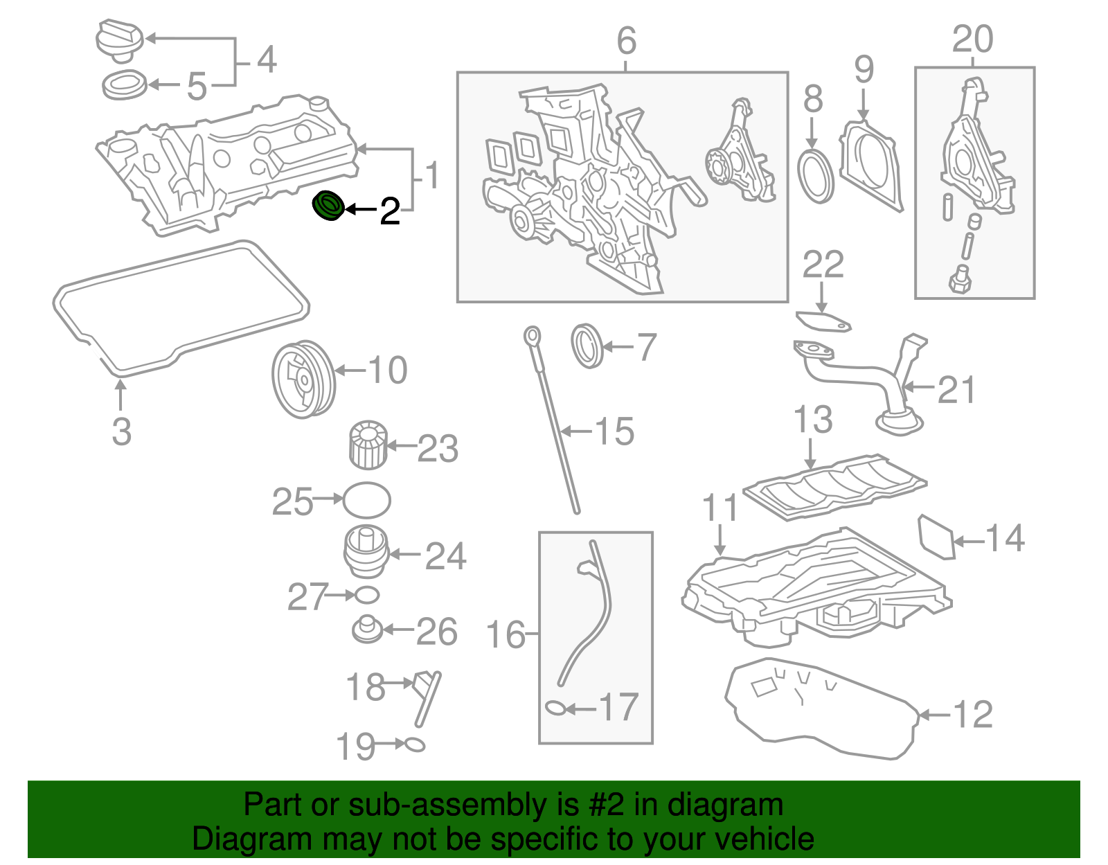 Genuine Toyota Camshaft Bearing Cap Oil Hole Gasket/O-ring 11159-0P010 ...