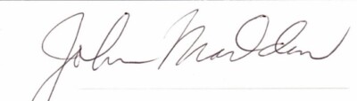 John Madden Signed Autographed 5 x 1.5 inch Cut Signature Raiders Died ...