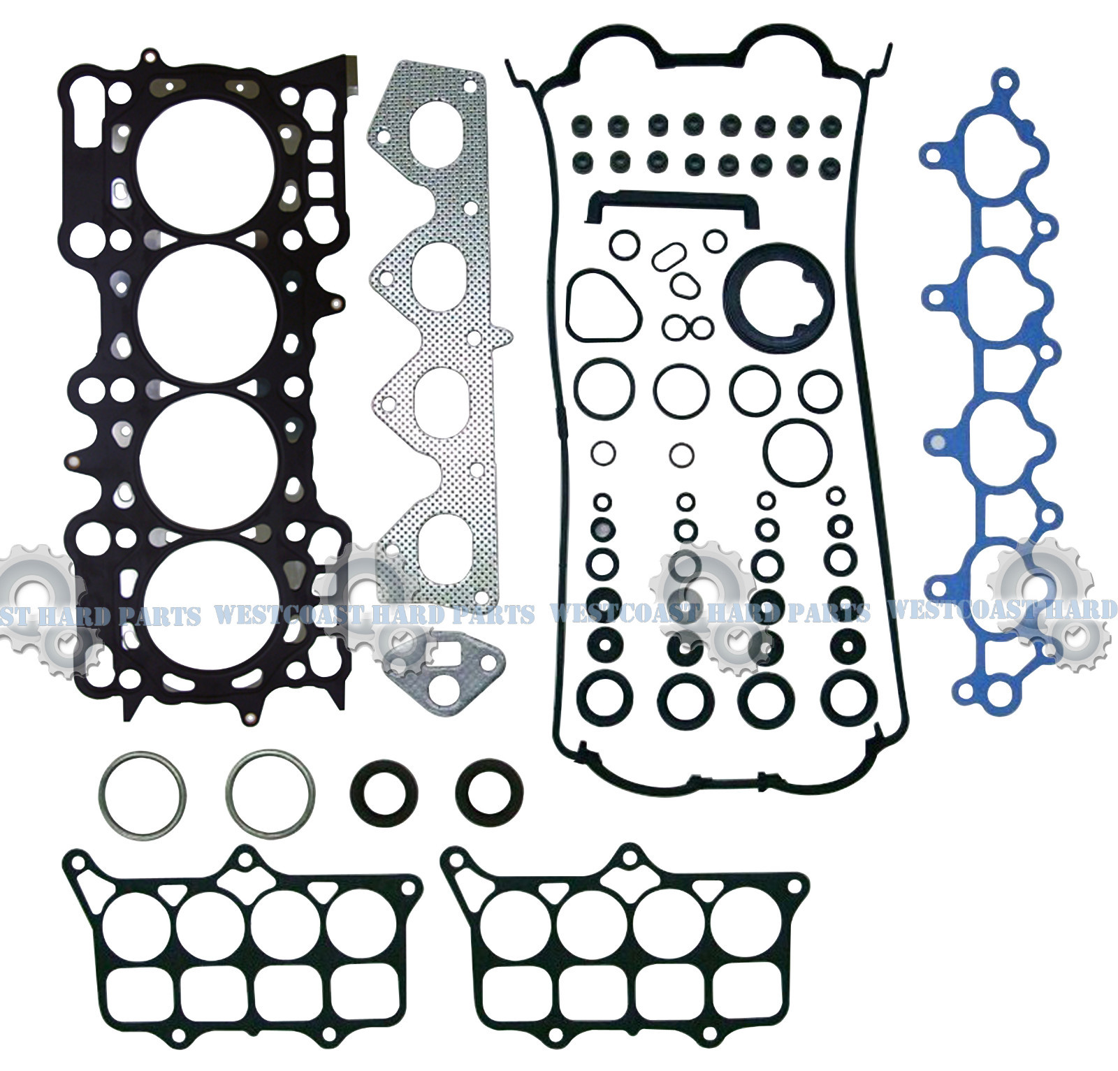 FIT 93-96 HONDA Prelude Si 2.2L VTEC H22A1 Engine Complete HEAD GASKET ...