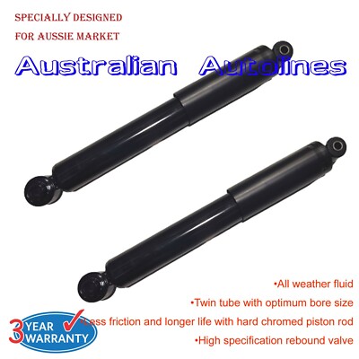 2 HD Rear LOWERED Shock Absorbers for Ford Falcon Fairmont FG XT G6 G6E ...