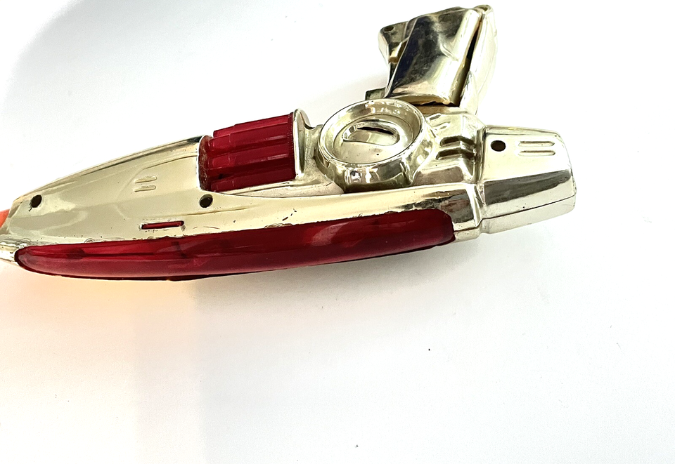 SRM Co Space Laser Gun Vintage 1990's Retro Gold Fazer Toy NOT WORKING ...
