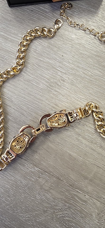 Bomb Party be untamed cz leopard cat 18" necklace New | eBay