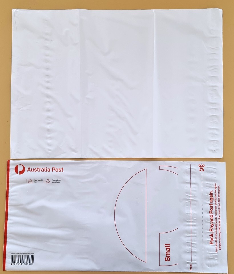 Australia Post Prepaid Satchel Small $11.15 Postage +Tracking, SAVE ...