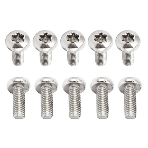 50Pack M4x12mm Pan Head Torx Screws 304 Stainless Steel Torx Fasteners ...