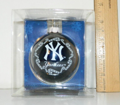 New York Yankees Baseball CHRISTMAS Tree Holiday Ornament MLB team logo ...