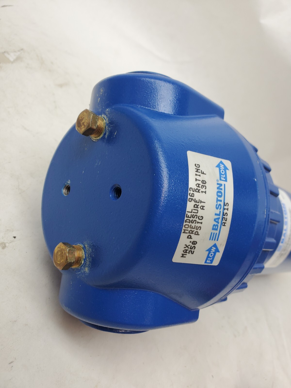 NEW - Balston 962 Filter Housing 250PSIG Max @ 130°F (A2515) SEE PHOTOS ...