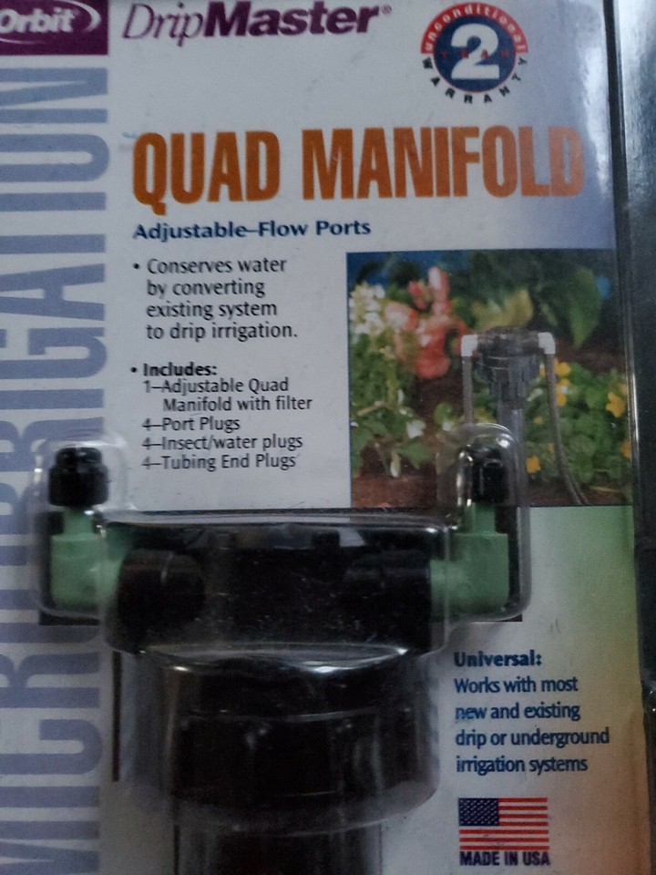 Orbit DripMaster Quad Manifold Adjustable-Flow Ports, Model 61006 | eBay