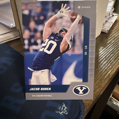 Jacob Boren 2023 ONIT Brigham Young Cougars #20 Football Card RC Rookie ...